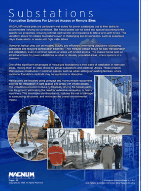 Foundations For Power Transmission